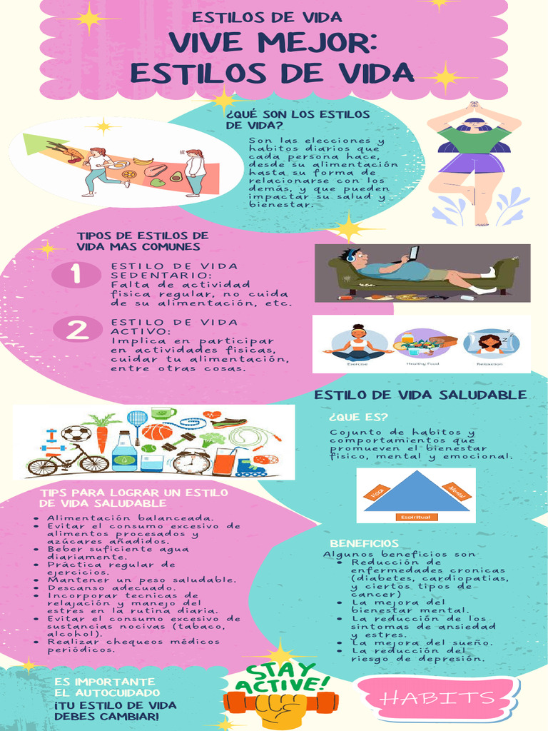 Estilos de Vida Saludables y Beneficios | PDF | Especialidades Medicas ...