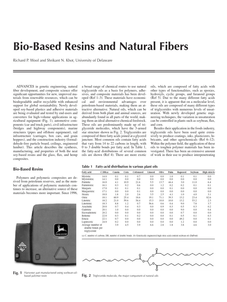 Biobased Resins | PDF | Composite Material | Epoxy