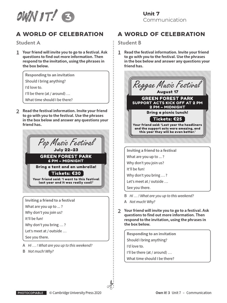 Communication Unit7 Without Answers | PDF