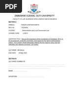 Zimbabwe Administrative Justice Act Overview | PDF | Administrative Law ...