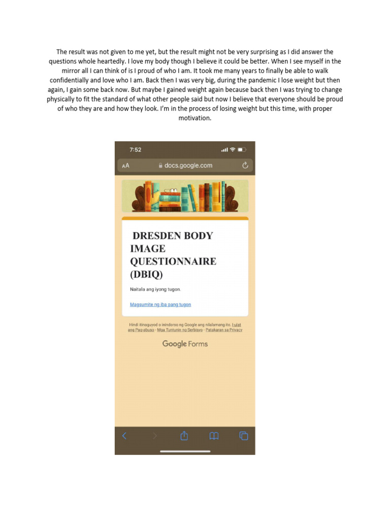 psych. body image | PDF