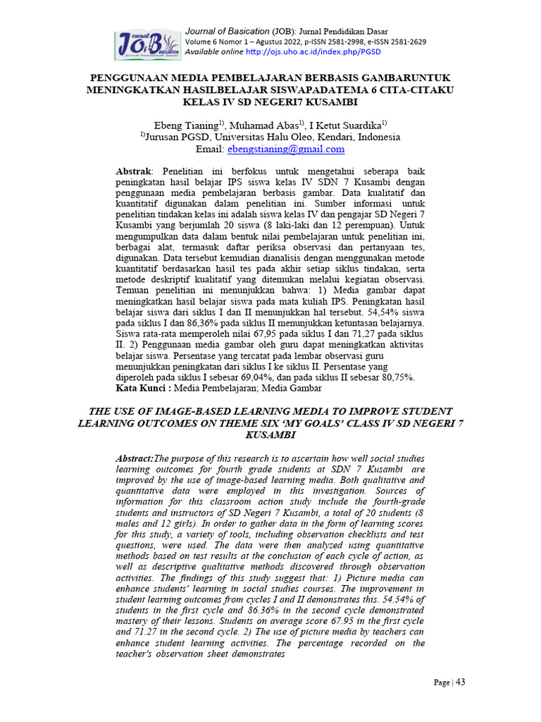 Tugas 2 Penulisan Artikel Ilmiah - Selvi Amalia Ridwan | PDF