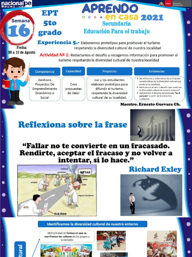 5 Grado Ept 1 Actividad | PDF