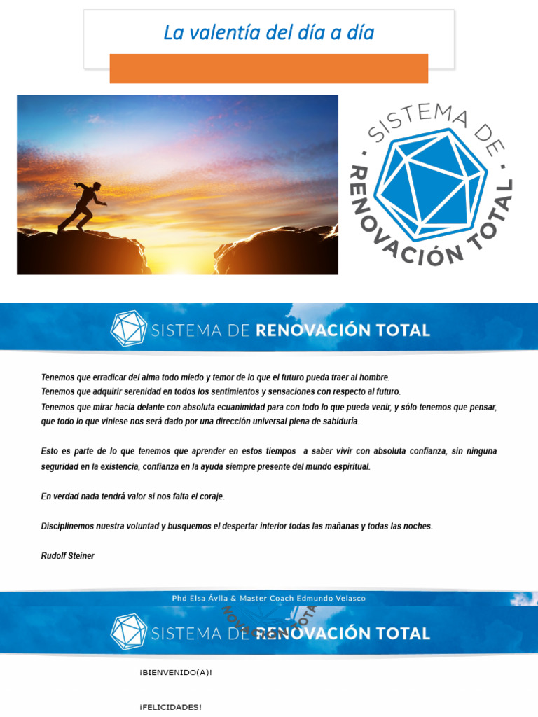 La Valentia Del Dia A Dia Sesion 01 | PDF | Valor