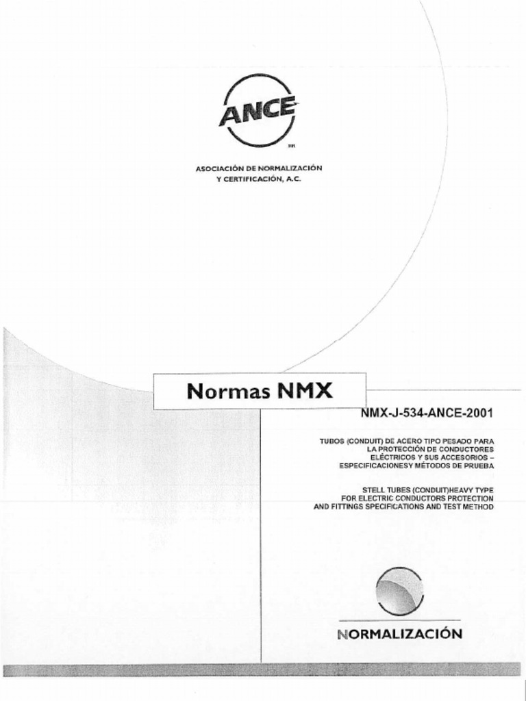 NMX-J-534-ANCE-2001 | PDF
