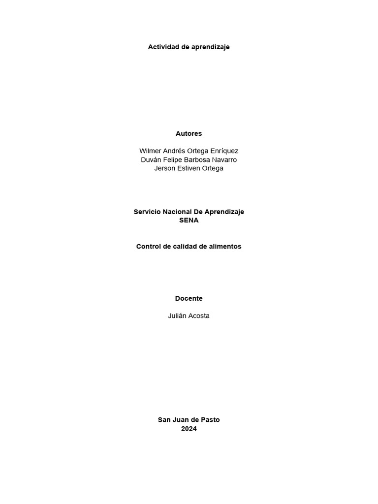 Wilmer | PDF | Fruta | Calidad (comercial)