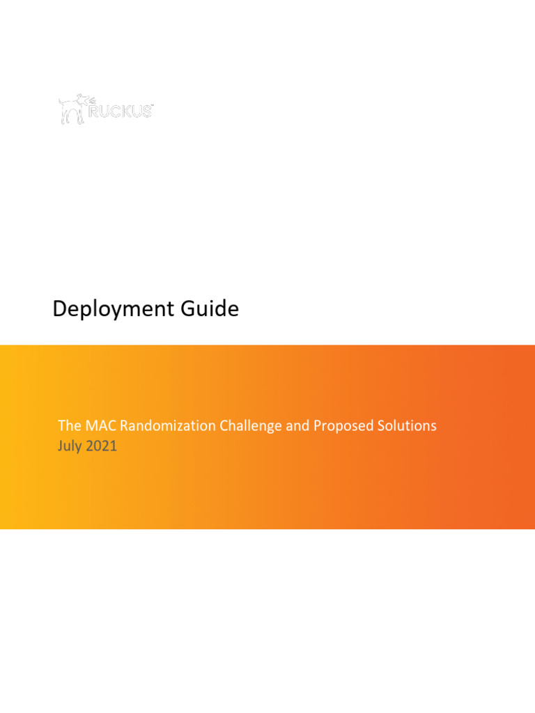 Mac Randomization Challenge Solutions Download Free Pdf Radius Wireless Lan 