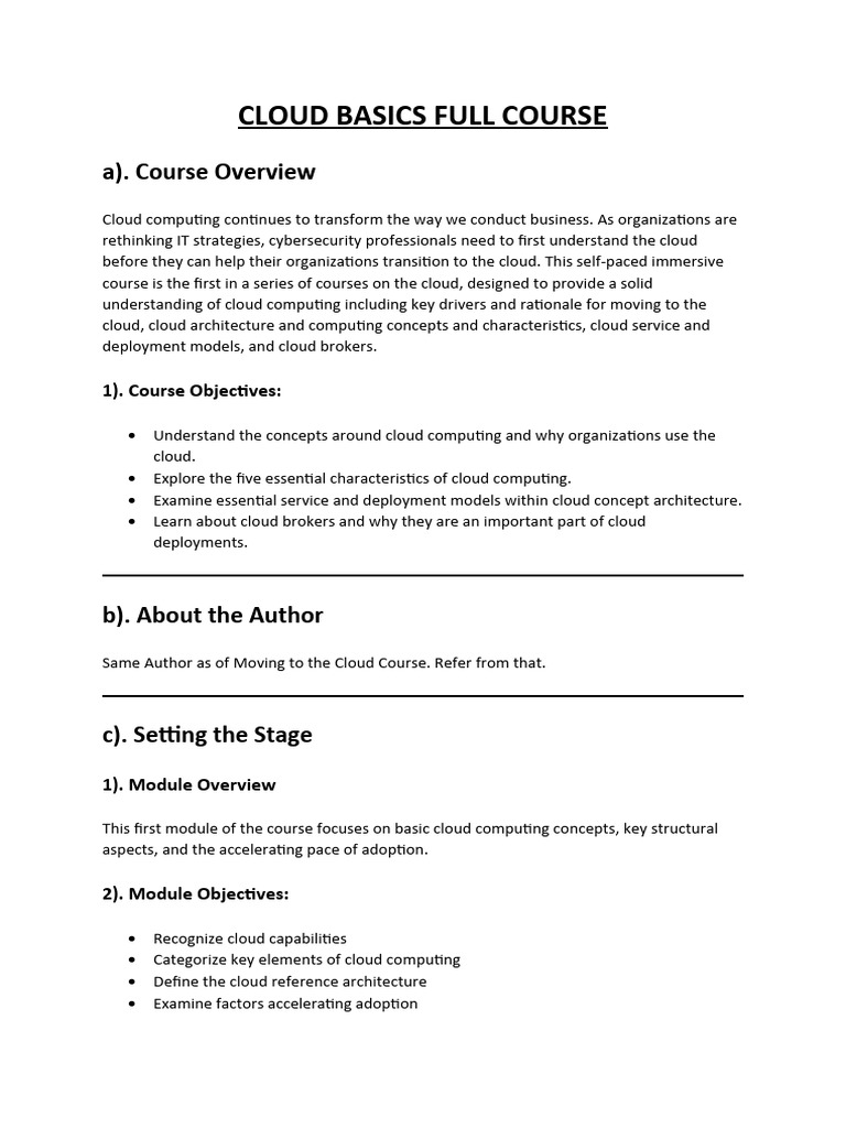 Cloud Basics | PDF | Cloud Computing | Cakes