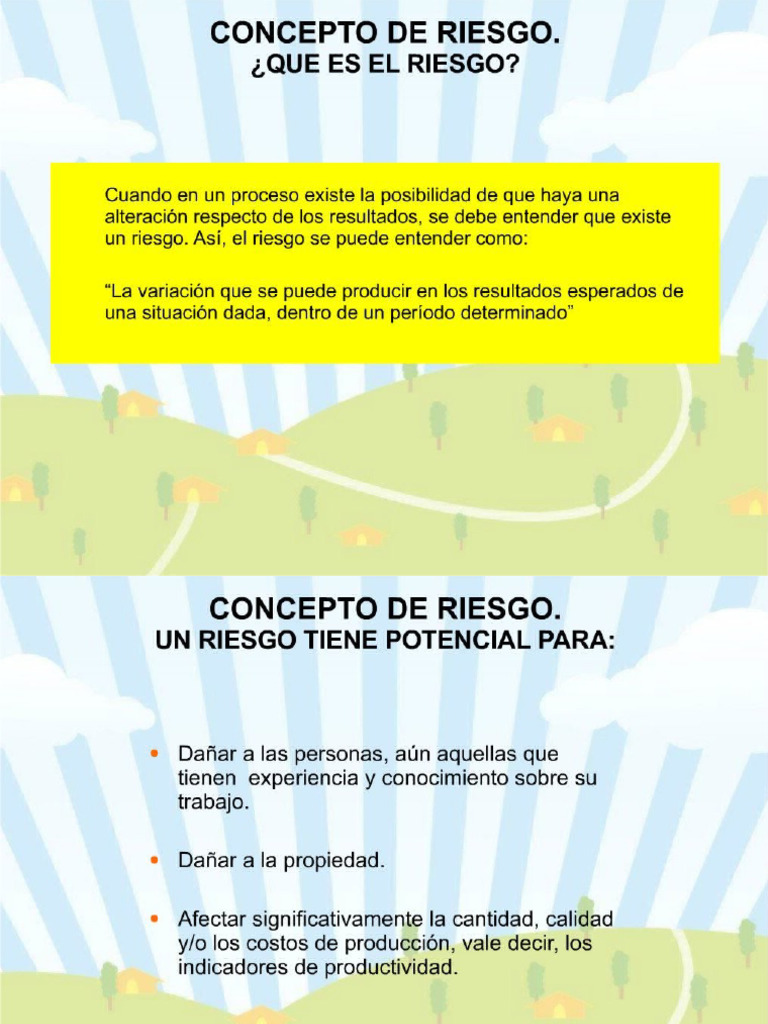 Concepto Riesgo | PDF