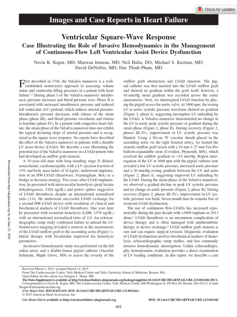 kapur-et-al-2015-ventricular-square-wave-response | PDF | Blood ...