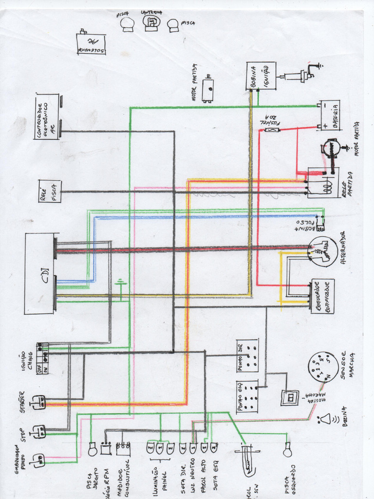dafra-speed-150-4 esquema elétrico | PDF
