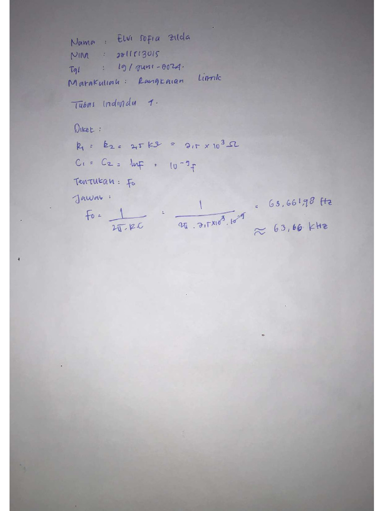 Elvi Sofia Zilda - Tugas 4 RL | PDF