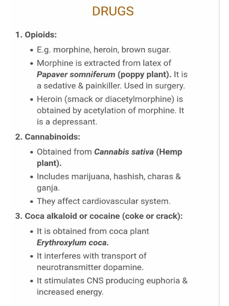 Drugs Notes | PDF