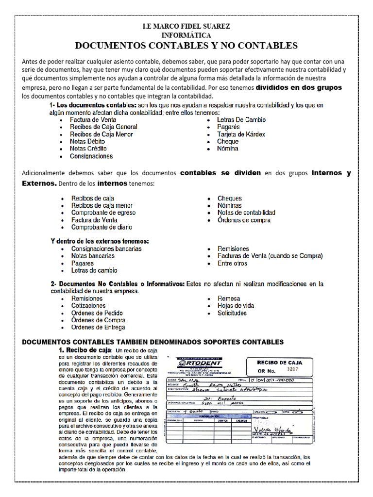 Documentos Contables | PDF