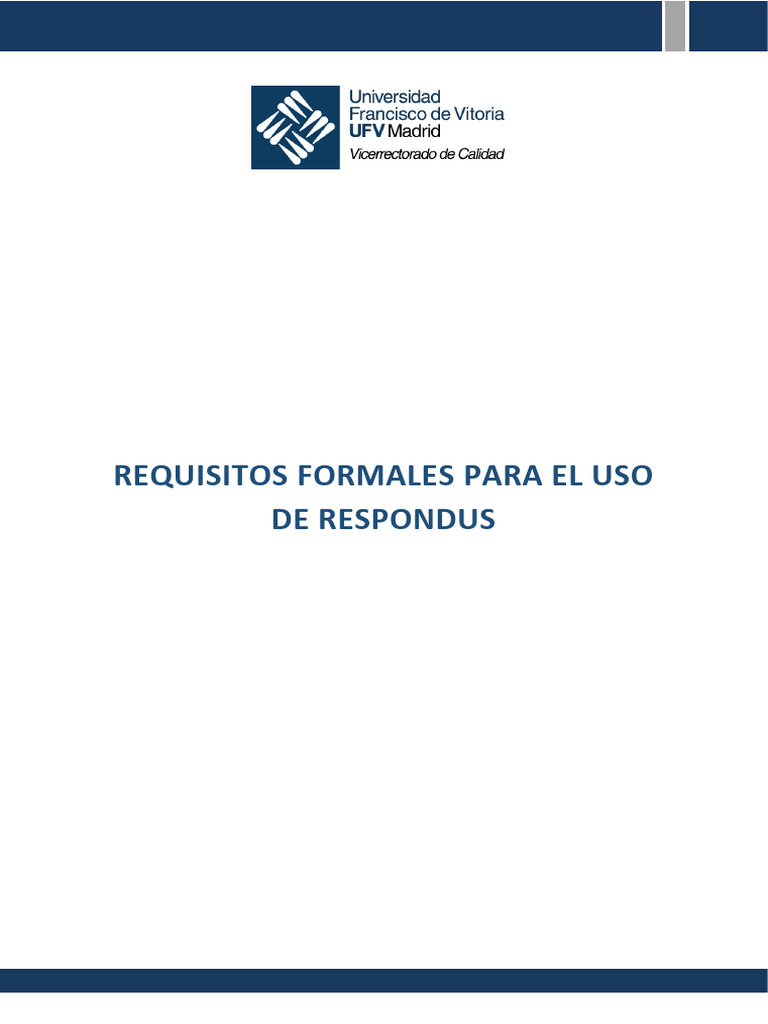 Alumnos. Requisitos Formales para El Uso de Respondus | PDF