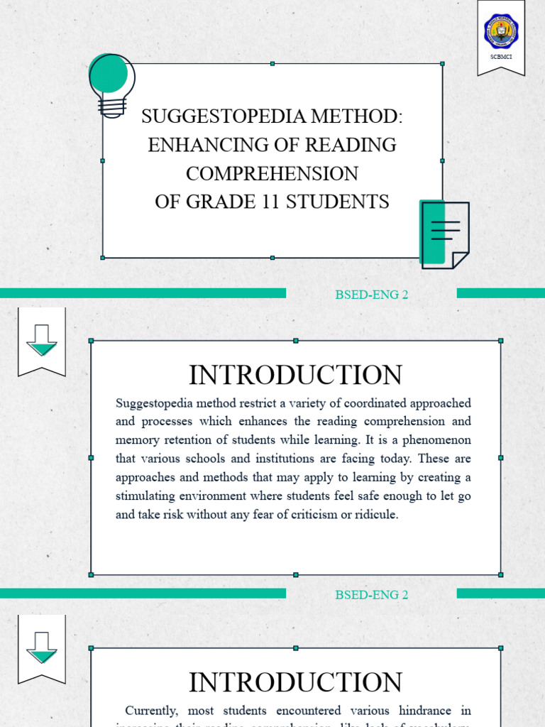 Suggestopedia Method | PDF | Reading Comprehension | Methodology
