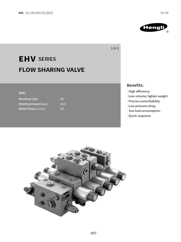 Flow Sharing Valve: Series | PDF | Valve | Pump