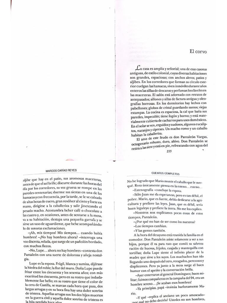 Marcos Carias - El Corvo | PDF