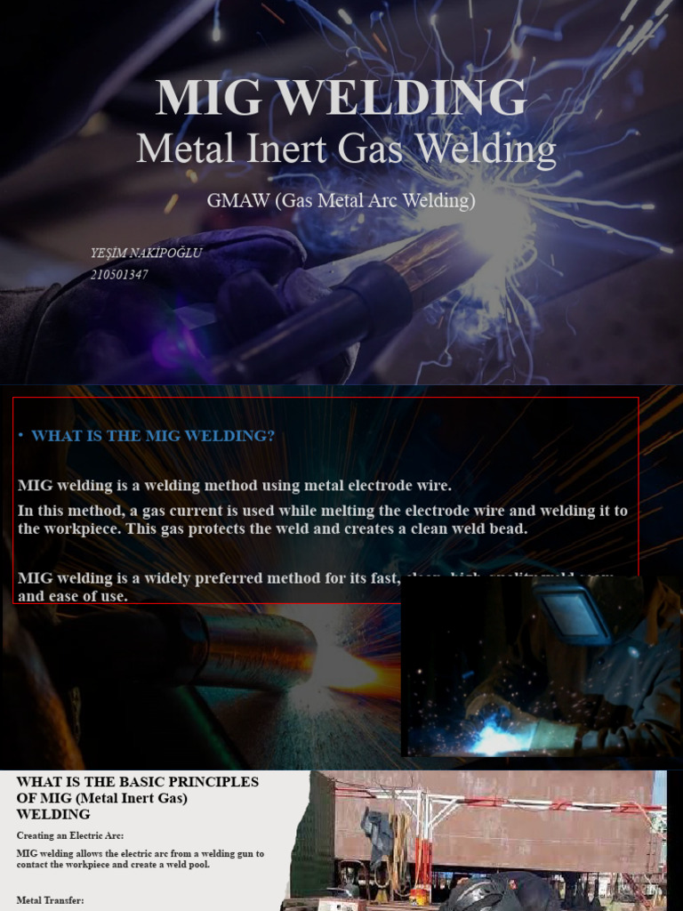 MIG Welding: Techniques and Safety Guide | PDF | Welding | Construction