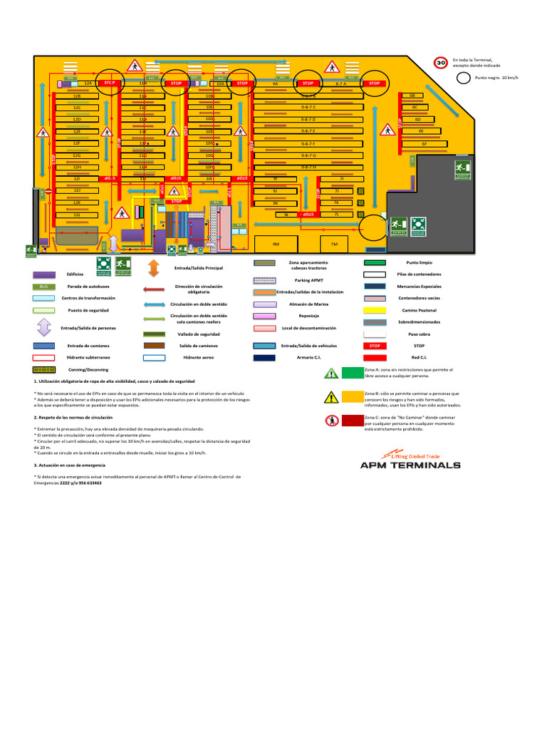 Terminal Map Algeciras (1) | Descargar gratis PDF | Transporte ...