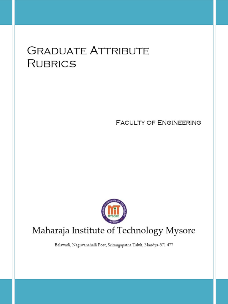 Graduate Attribute Rubrics Best | PDF | Engineering | Theory