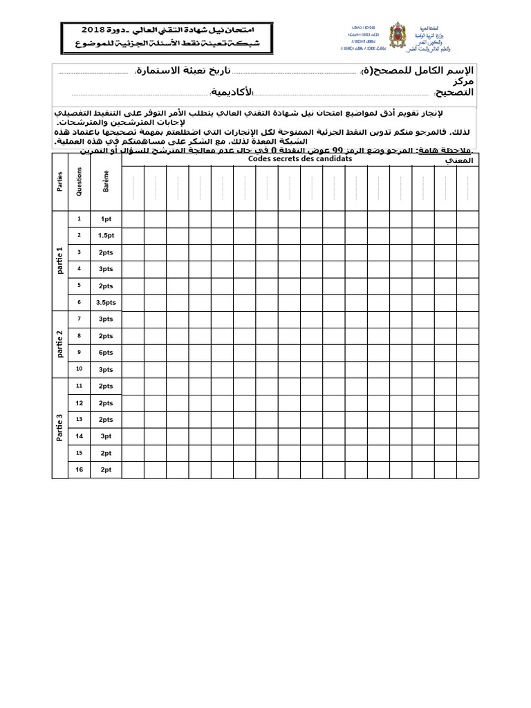 Grille Evaluation Principal SAP | PDF