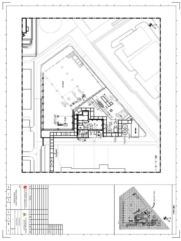 RADIUS CRANE LAYOUT PROCESS AREA Rev.0A.dwg LIFTING PLAN AREA A-1 (1) | PDF