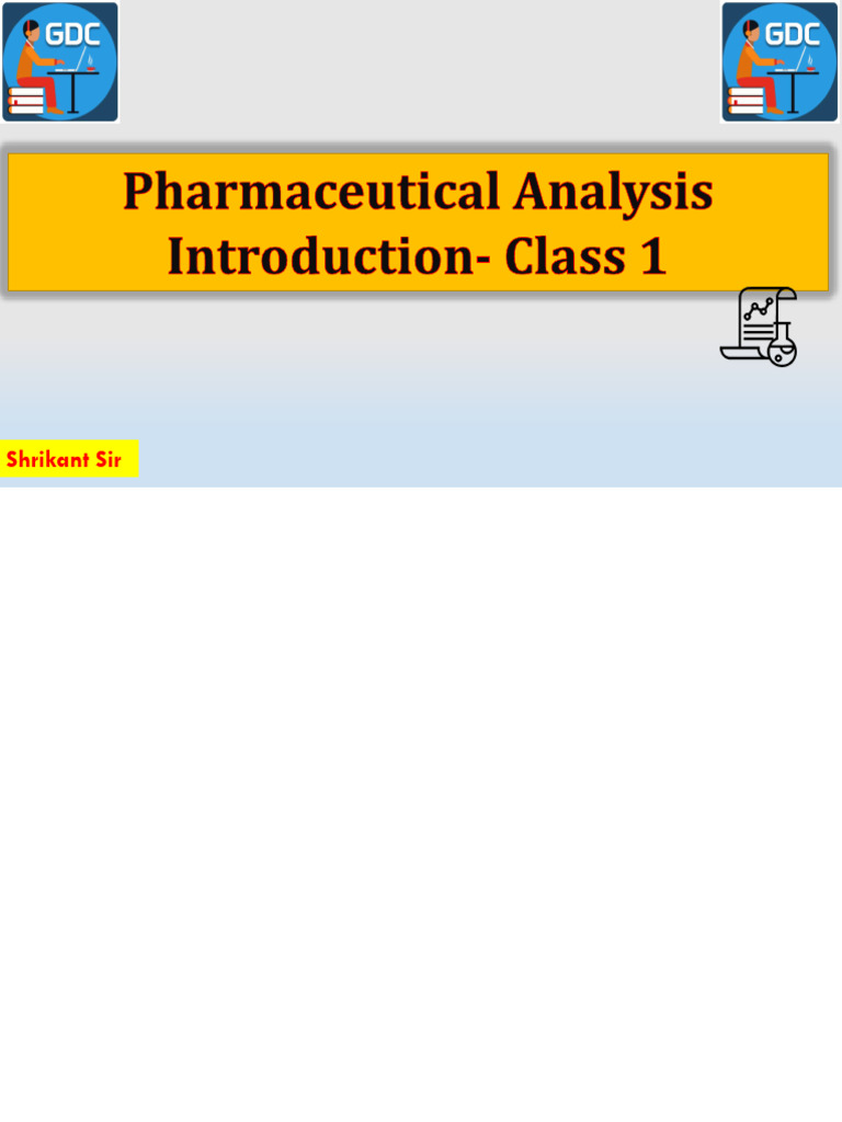 1 Introduction Analysis Class | Download Free PDF | Analytical Chemistry | Spectrophotometry