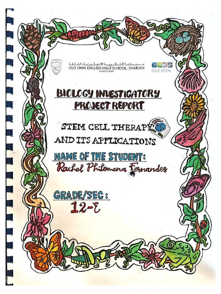 Biology Investigatory Project - Rachel (12E) | PDF