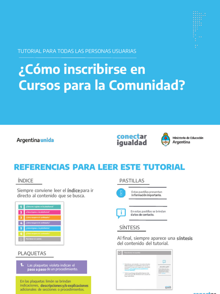 ¿Cómo Inscribirse en Cursos para La Comunidad?: Tutorial para Todas Las ...