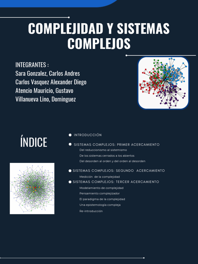 Lecturas 1 y 2. Tarea Grupal - Sistema Complejos | PDF | Complejidad | Enseñando