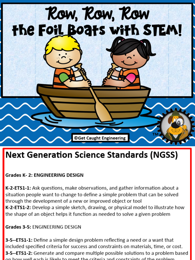 Row Row Row The Foil Boat With STEM | PDF | Human Communication