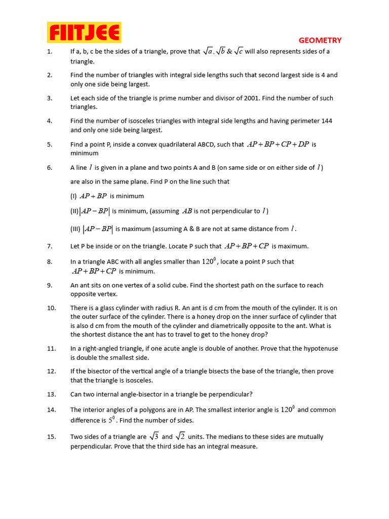 Geometry | PDF | Triangle | Euclid