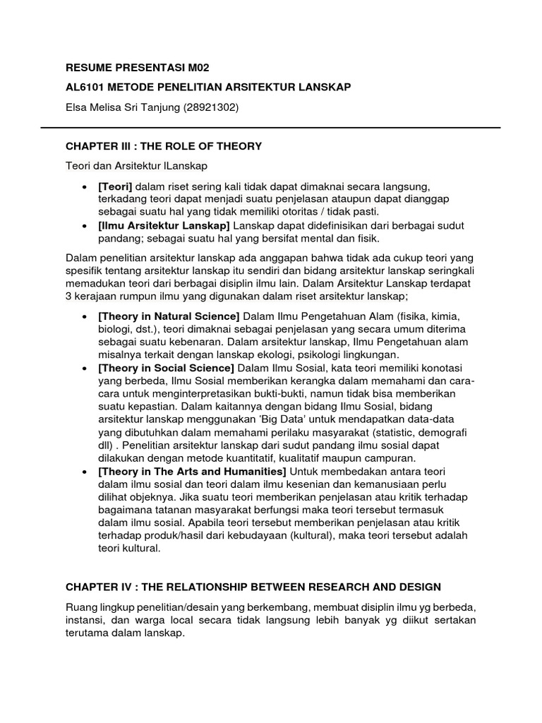 M03 Resume_Elsa Melisa Sri Tanjung_28921302 | PDF