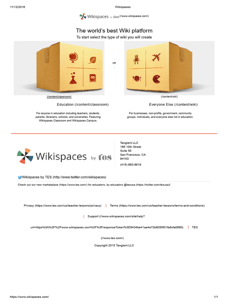 Wikispaces Ambiente Di Scrittura Collaborativo Basato Sulla Filosofia Wiki, Molto Utilizzato in ...