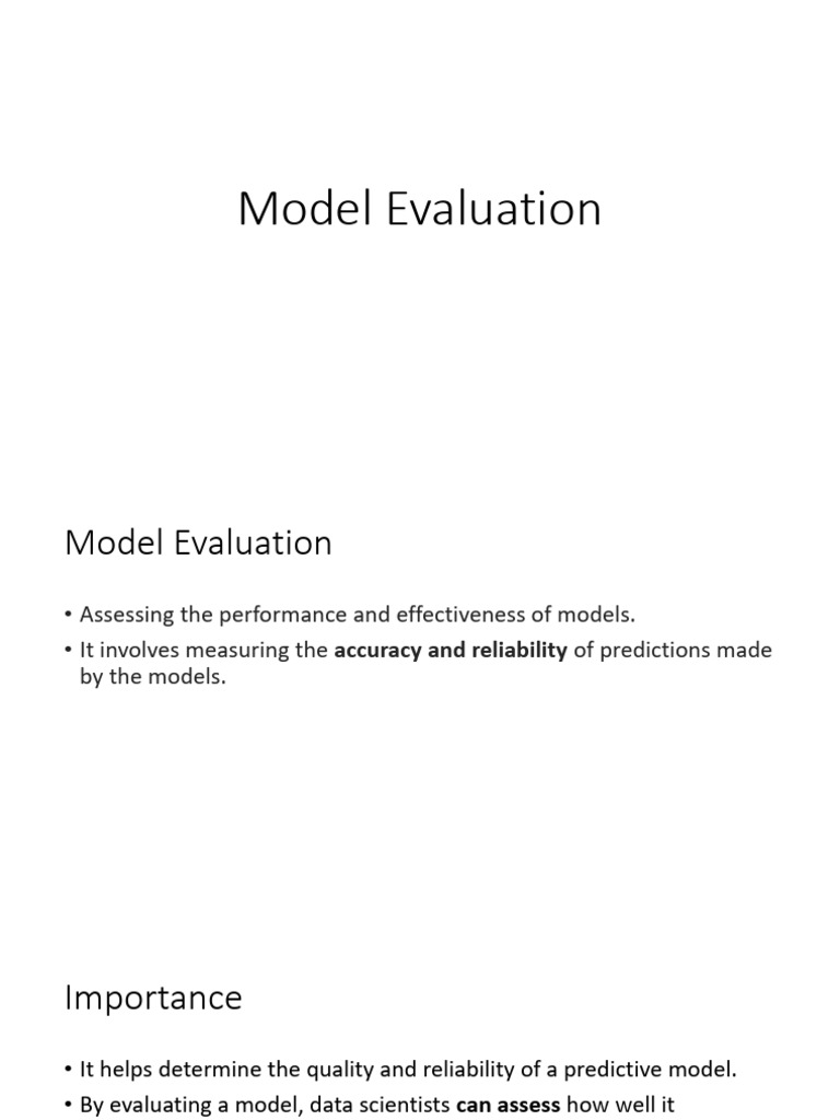 Model Evaluation Pdf Receiver Operating Characteristic Cross Validation Statistics