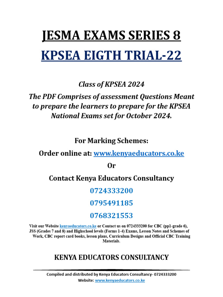 Grade 6 Jesma 008 Exams | PDF | Business | Finance & Money Management