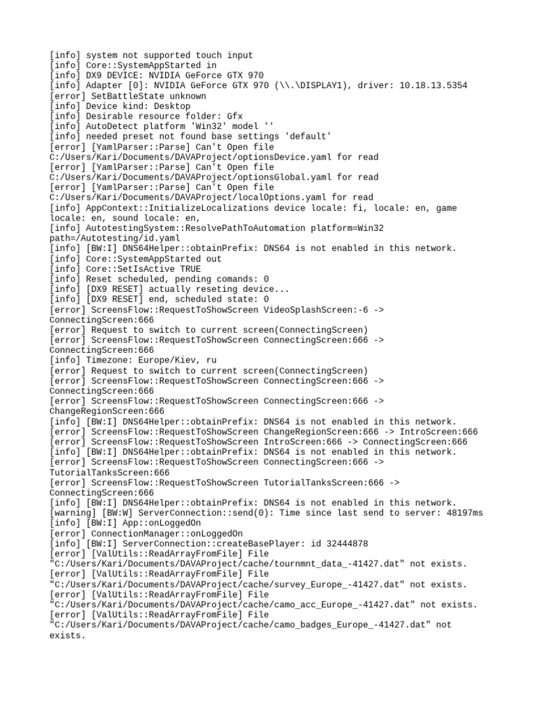Blitz Logs | PDF | Computing | Software
