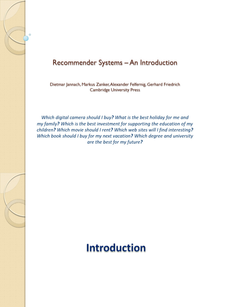 Module5 Recommender Systems PartA | PDF | Cognitive Science ...