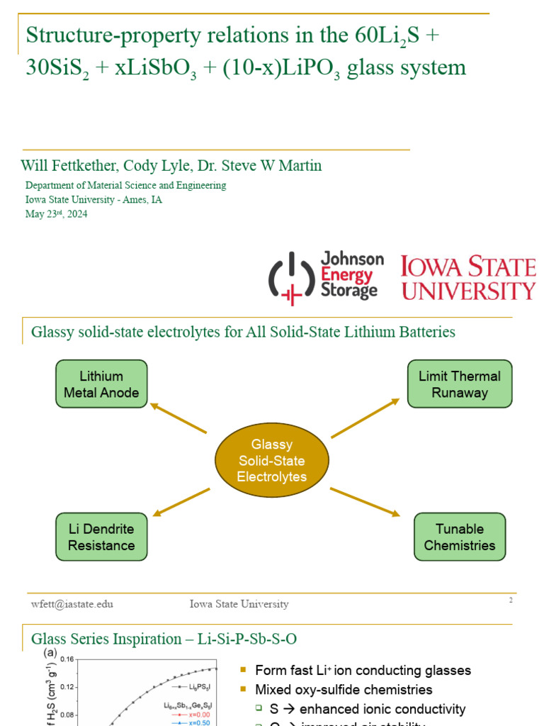 GOMD 2024 Presentation - Will Fettkether - SBP Glass Series | PDF ...