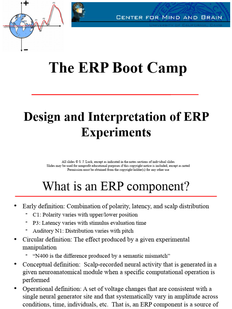 05 - Design of ERP Experiments | PDF | Event Related Potential ...