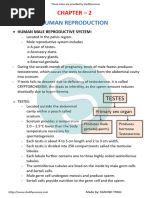 NCERT Highlight - Human Reproduction by Seep Pahuja | PDF | Menstrual ...