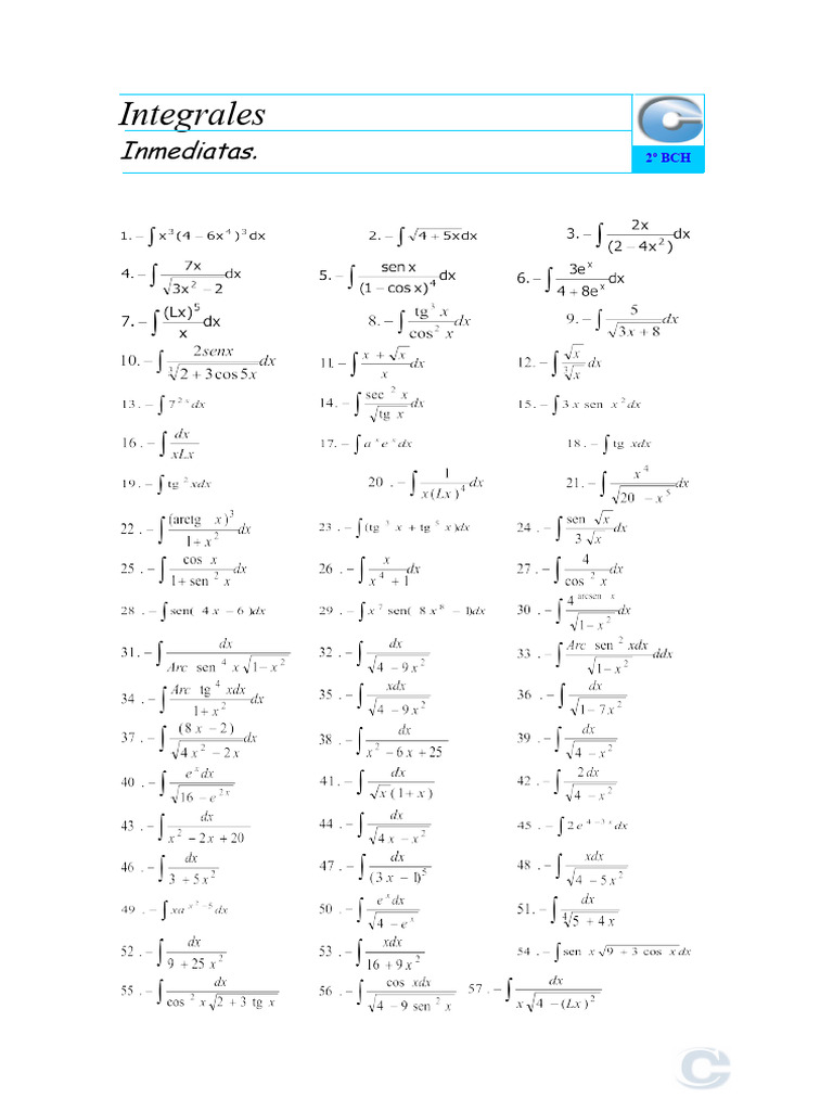 Integrales | PDF