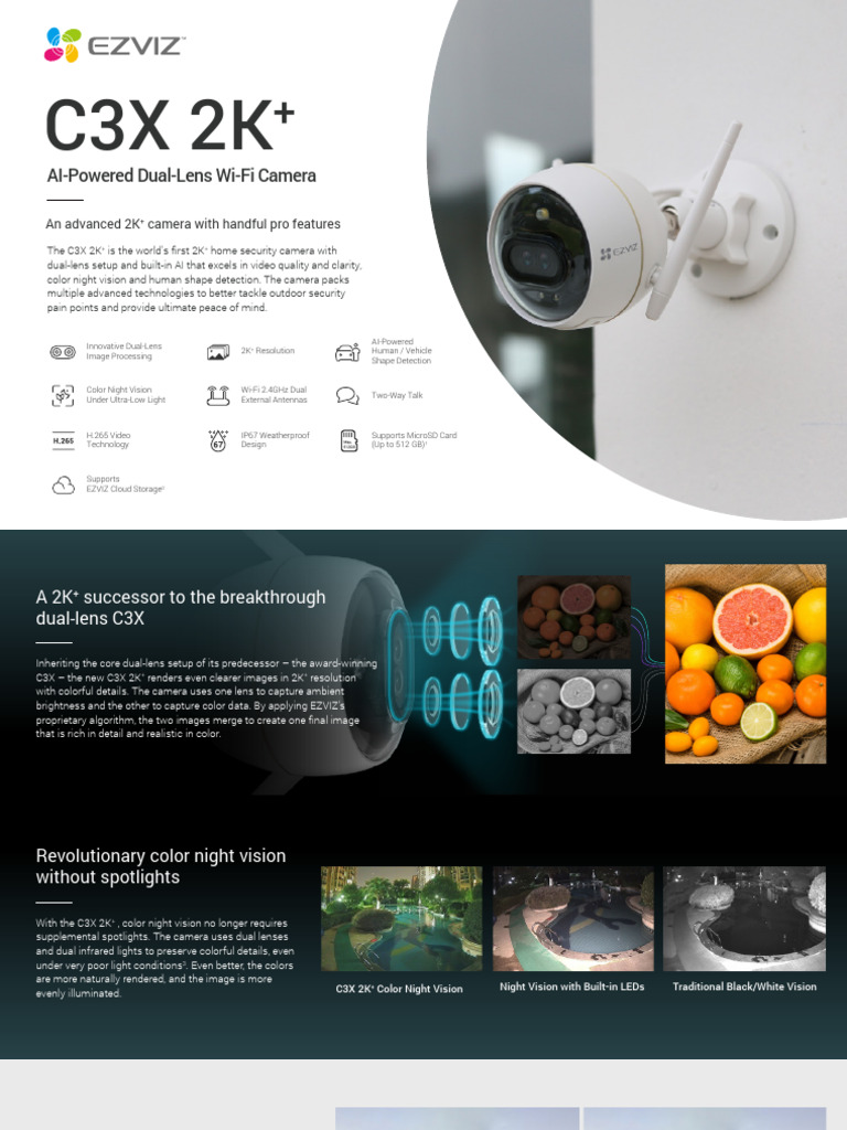 C3X - Datasheet 1 | PDF | Camera | Computer Network