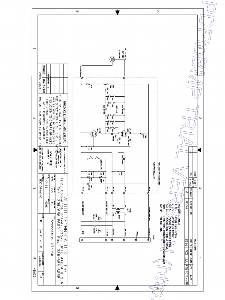 at4060 Mic Schematic | PDF