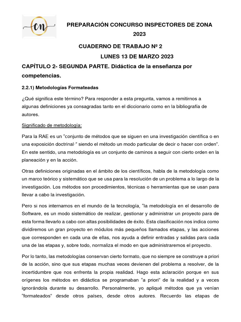 Cuad 2 Cap 2 Segunda Parte | PDF | Evaluación | Aprendizaje