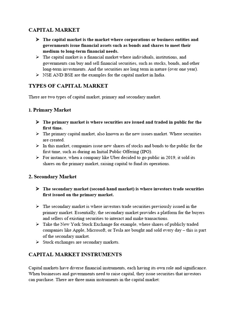 Sapm Pdf Stocks Financial Markets