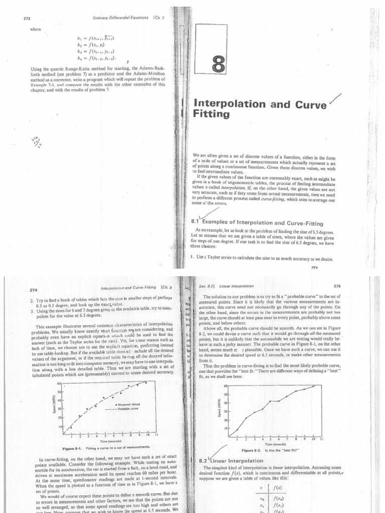 Chap 8 Interpolation | PDF