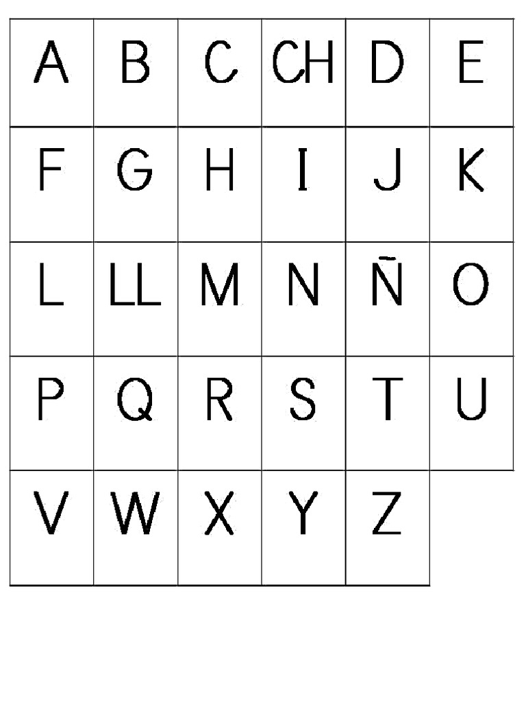 ABECEDARIO MAYUSCULA Y MINISCULA | PDF