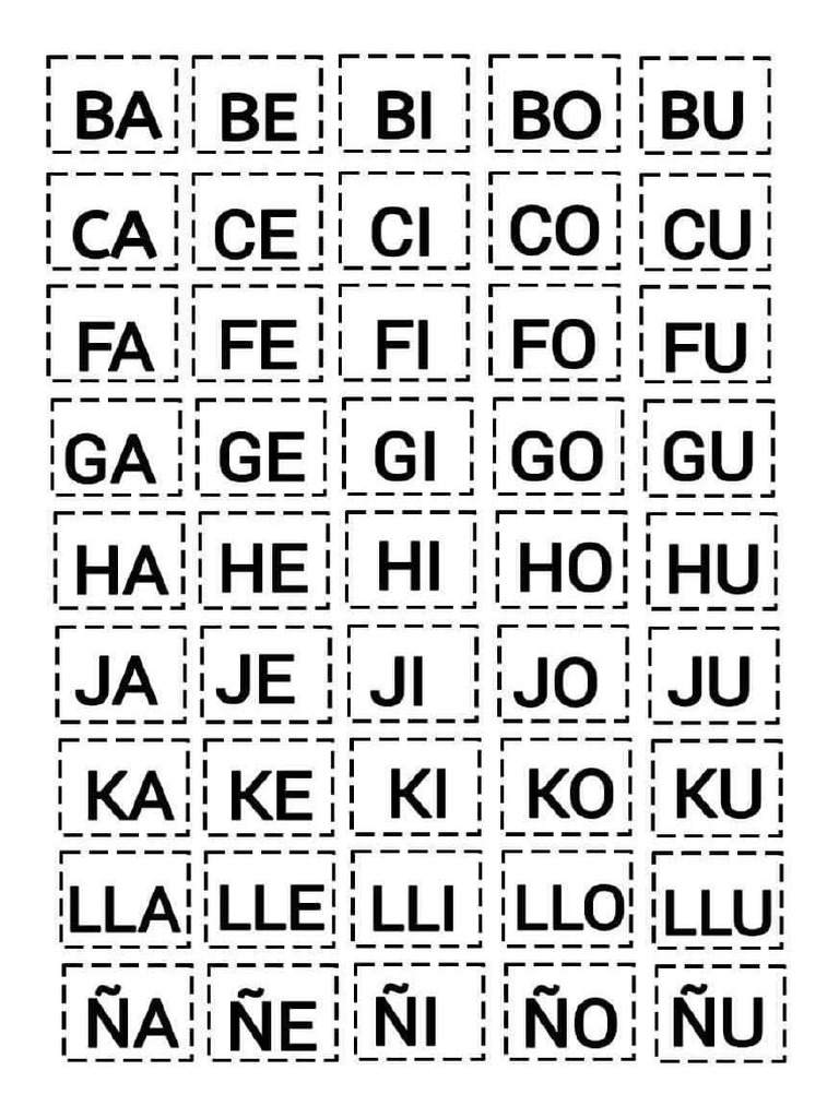 silabas dobles | PDF